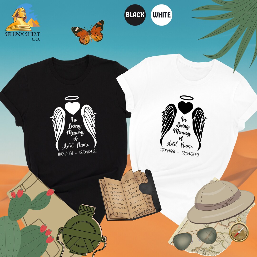 Personalized Memorial Shirt, in Loving Memory Shirt, Custom Funeral ...