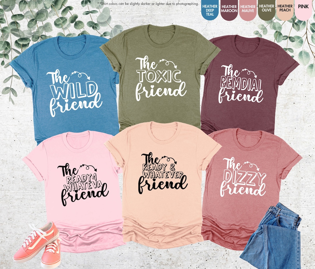 Funny Friends Matching Shirts, Funny Friends Shirts, Funny Matching ...
