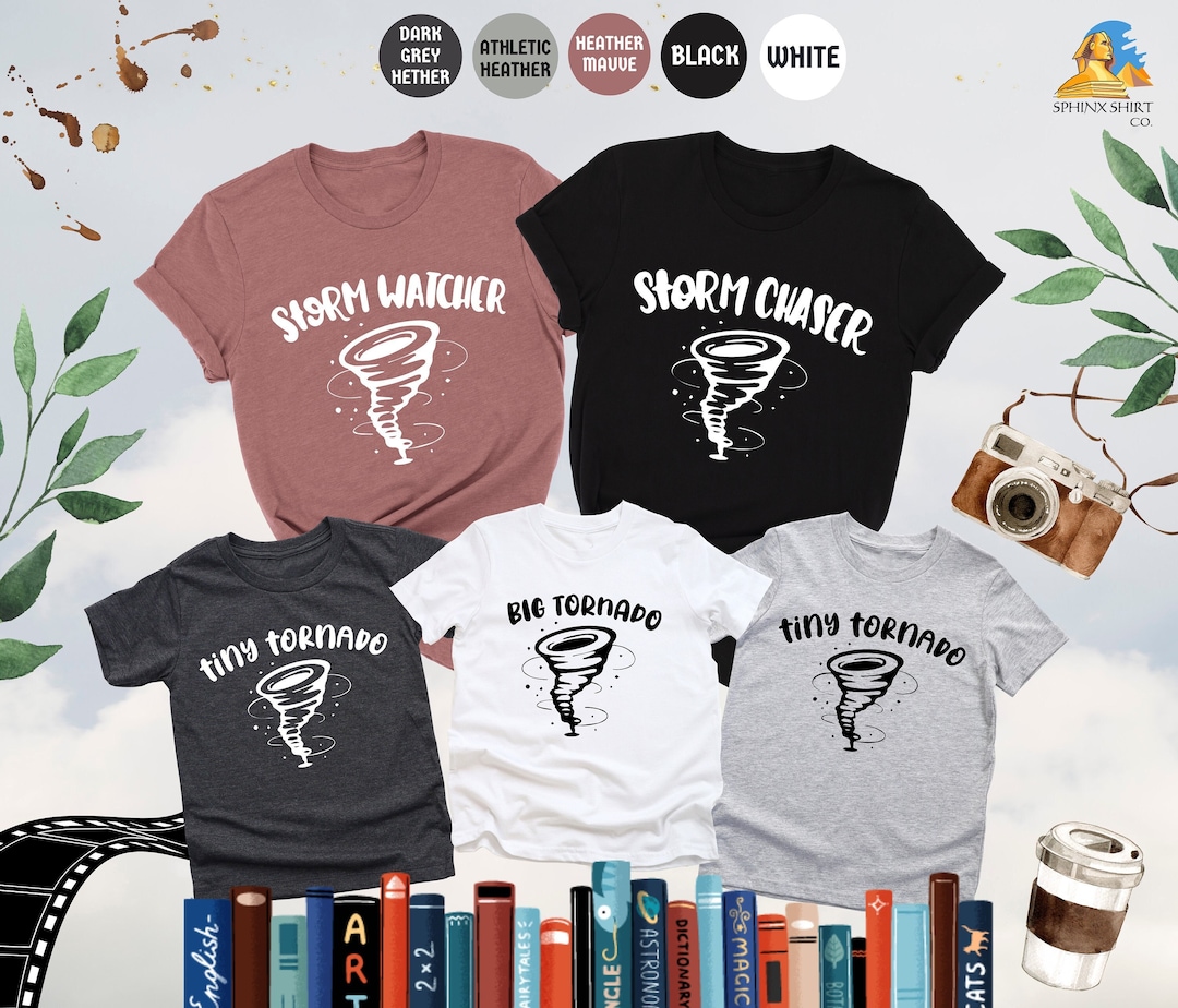 Tornado Family Matching Shirts, Storm Chaser Shirt, Weather Shirt ...