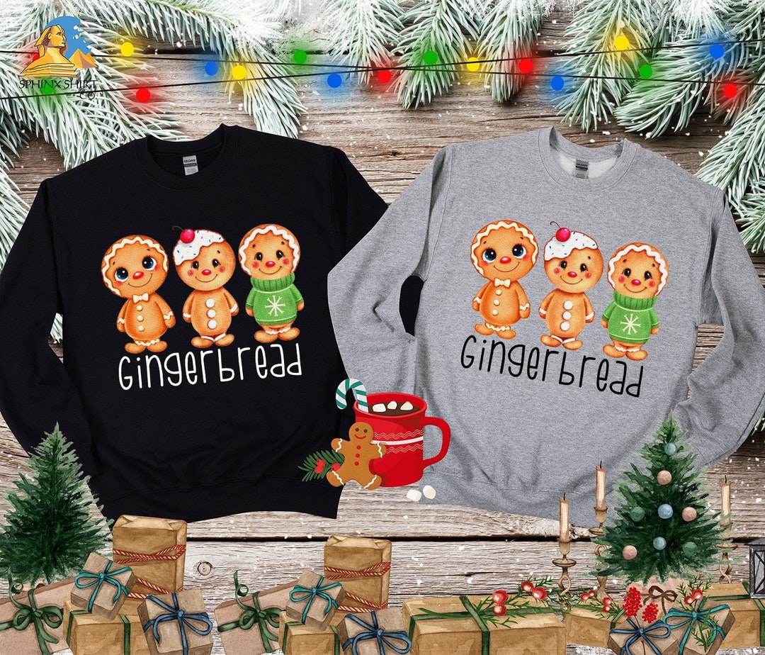 Gingerbread Sweatshirt Gingerbread Cookies Christmas Cookies - Etsy