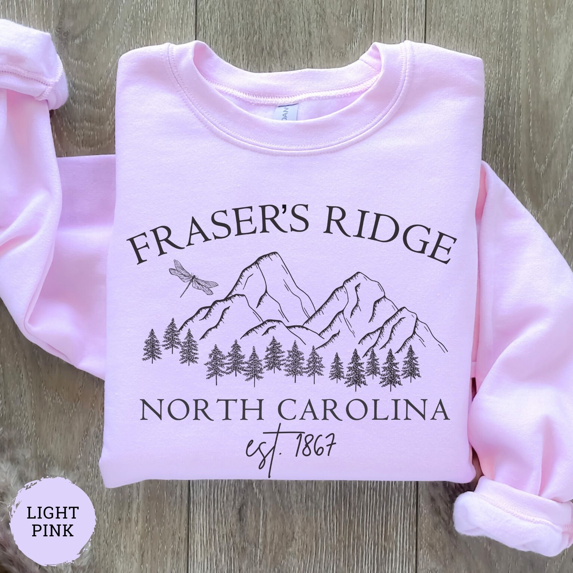 Outlander Sweatshirt Fraser's Ridge North Carolina Bookish Crewneck ...