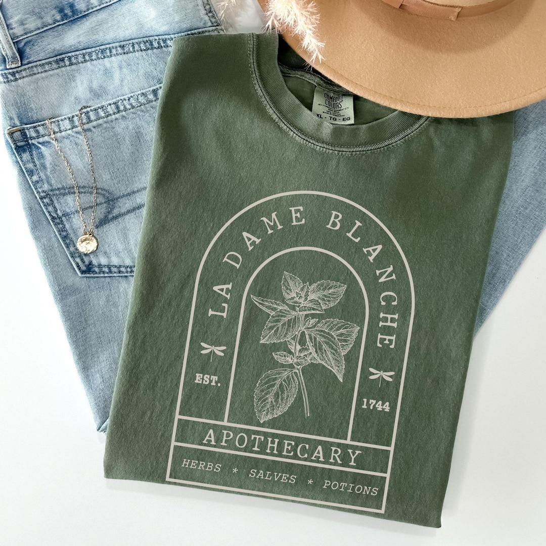 Outlander Shirt Apothecary Outlander Gifts Bookish T-shirt Cottage Core ...
