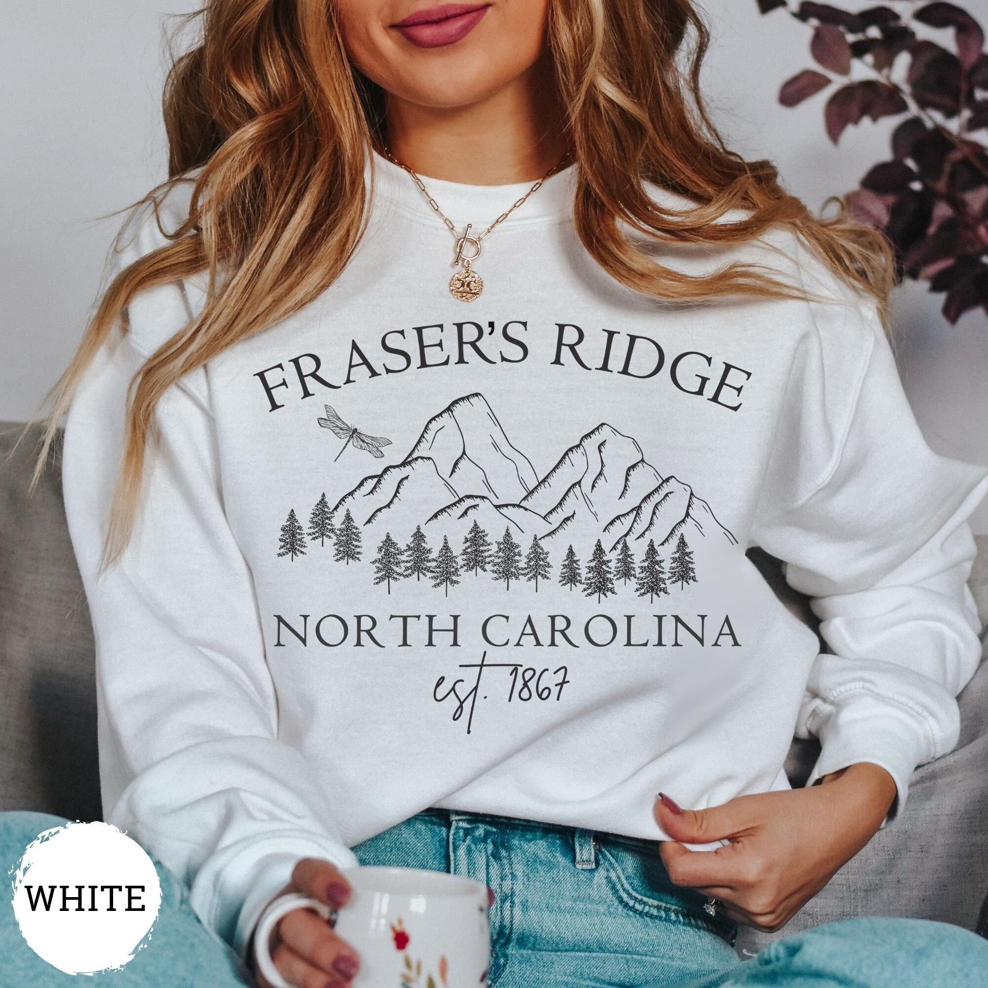 Outlander Sweatshirt Fraser's Ridge North Carolina Bookish Crewneck ...