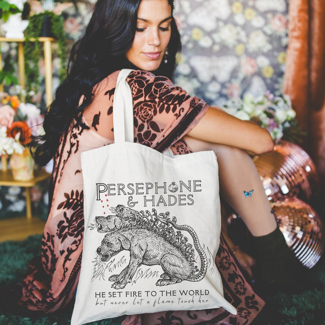 Greek Mythology Tote Persephone and Hades Purse Bookish Canvas Tote ...