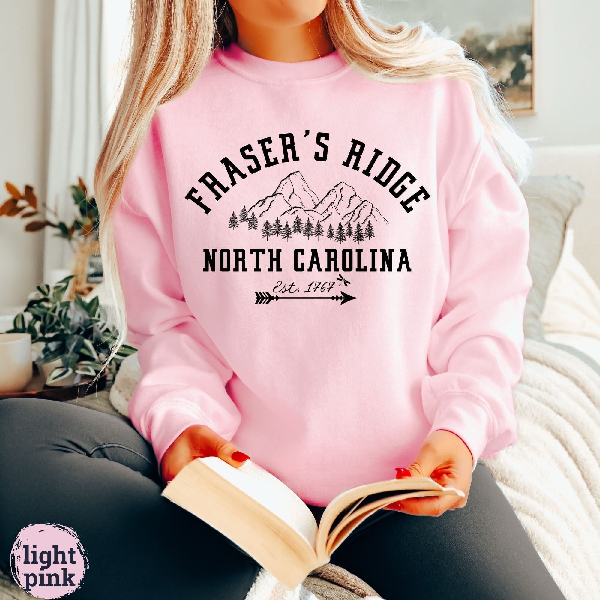 Outlander Shirt Fraser's Ridge North Carolina Bookish Crewneck ...