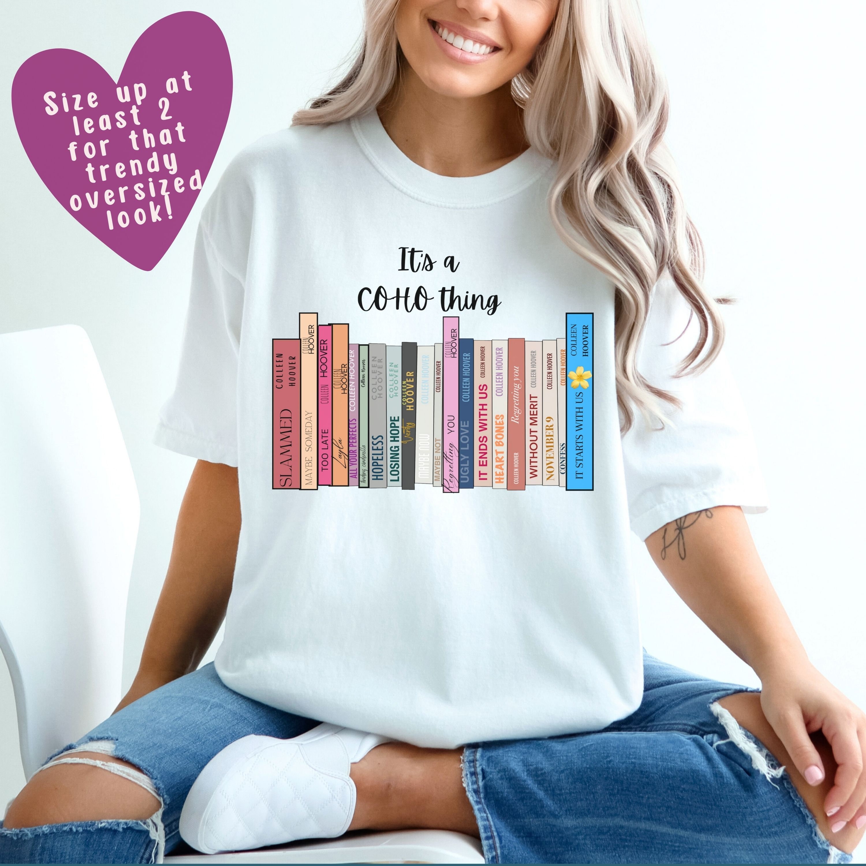 Colleen Hoover It's a Coho Thing Comfort Colors Tshirt Mother Daughter ...