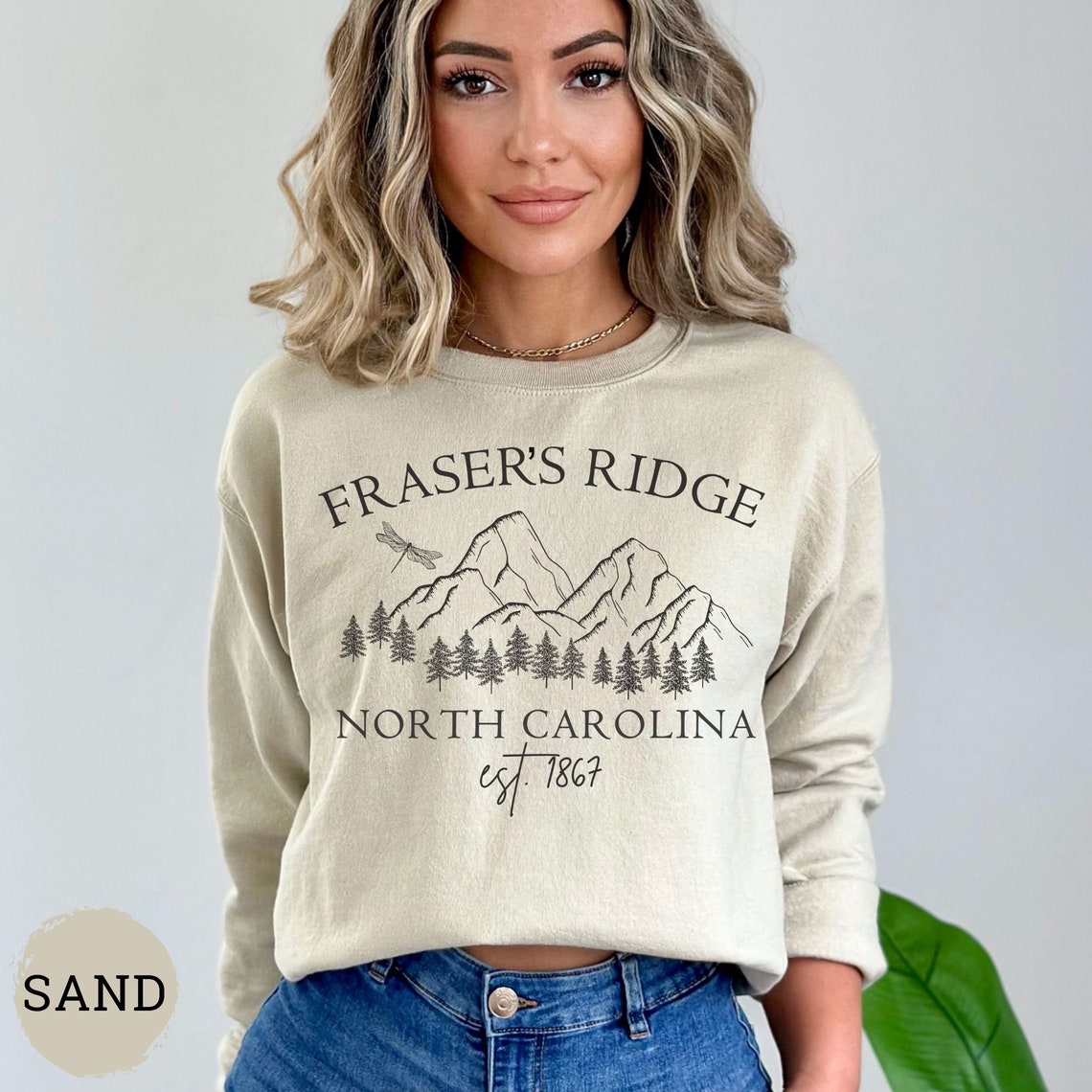 Outlander Sweatshirt Fraser's Ridge North Carolina Bookish Crewneck ...