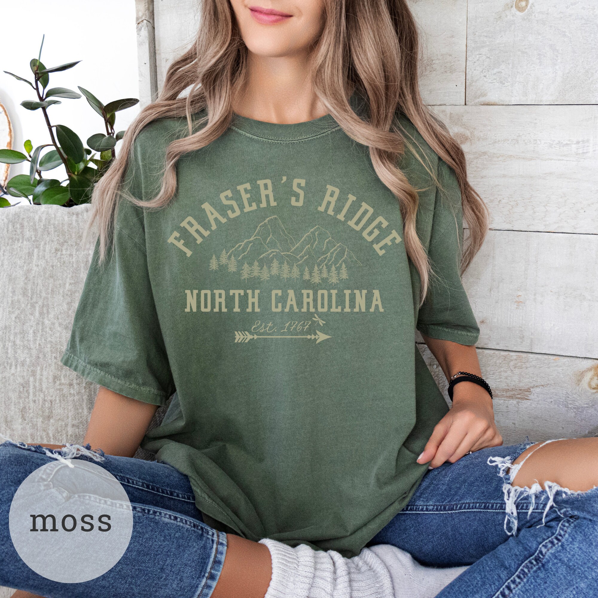 Outlander T-shirt Fraser's Ridge North Carolina Bookish Shirt Outlander ...