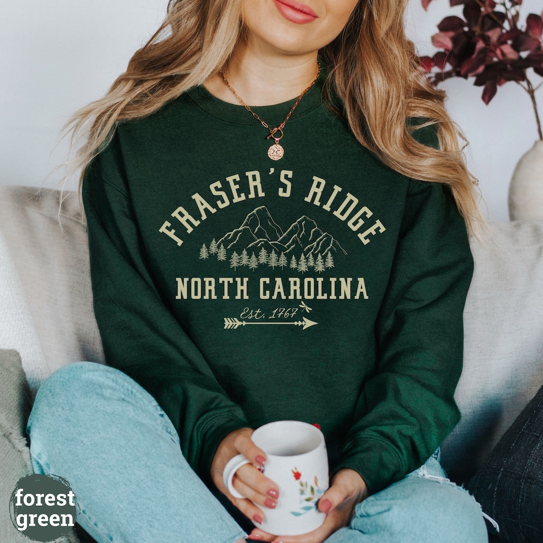 Outlander Shirt Fraser's Ridge North Carolina Bookish Crewneck ...