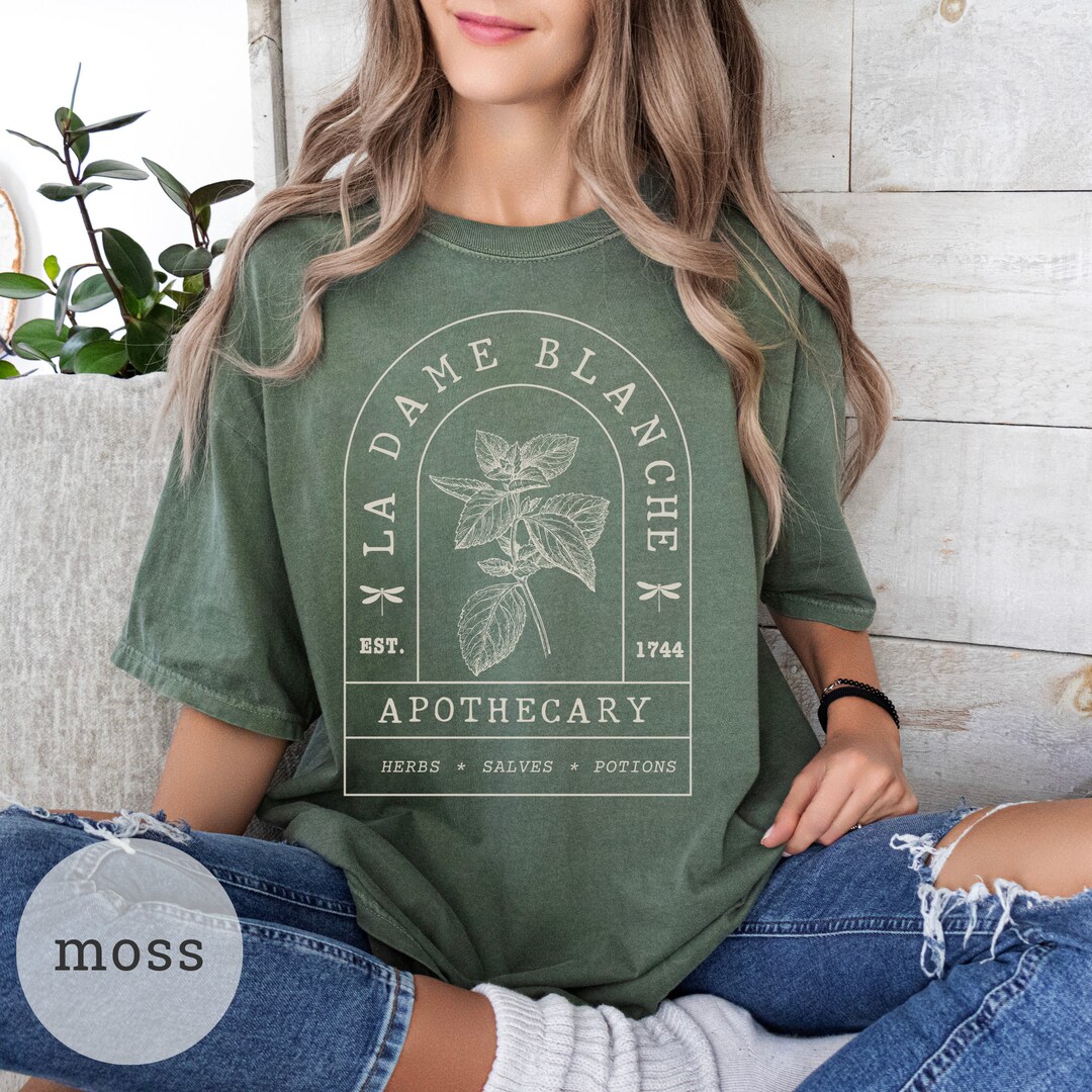 Outlander Shirt Apothecary Outlander Gifts Bookish T-shirt Cottage Core ...