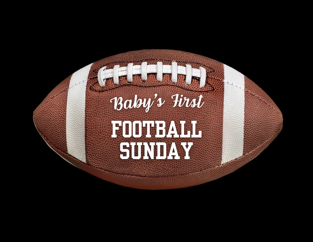 Baby's First Football Sunday Digital Printable, Sunday Night Football ...