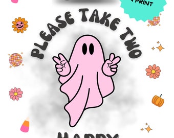 Halloween Candy Bowl Sign Digital Download Please Take Two - Etsy