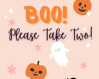 Printable Sign for Halloween Candy Bowl Trick or Treater - Etsy