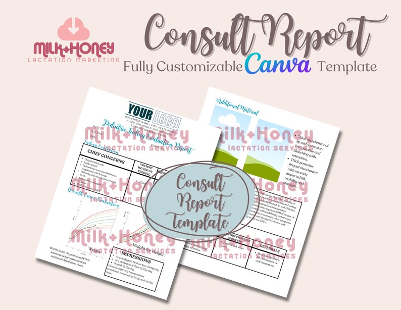 Lactation Consult Report Template - Etsy