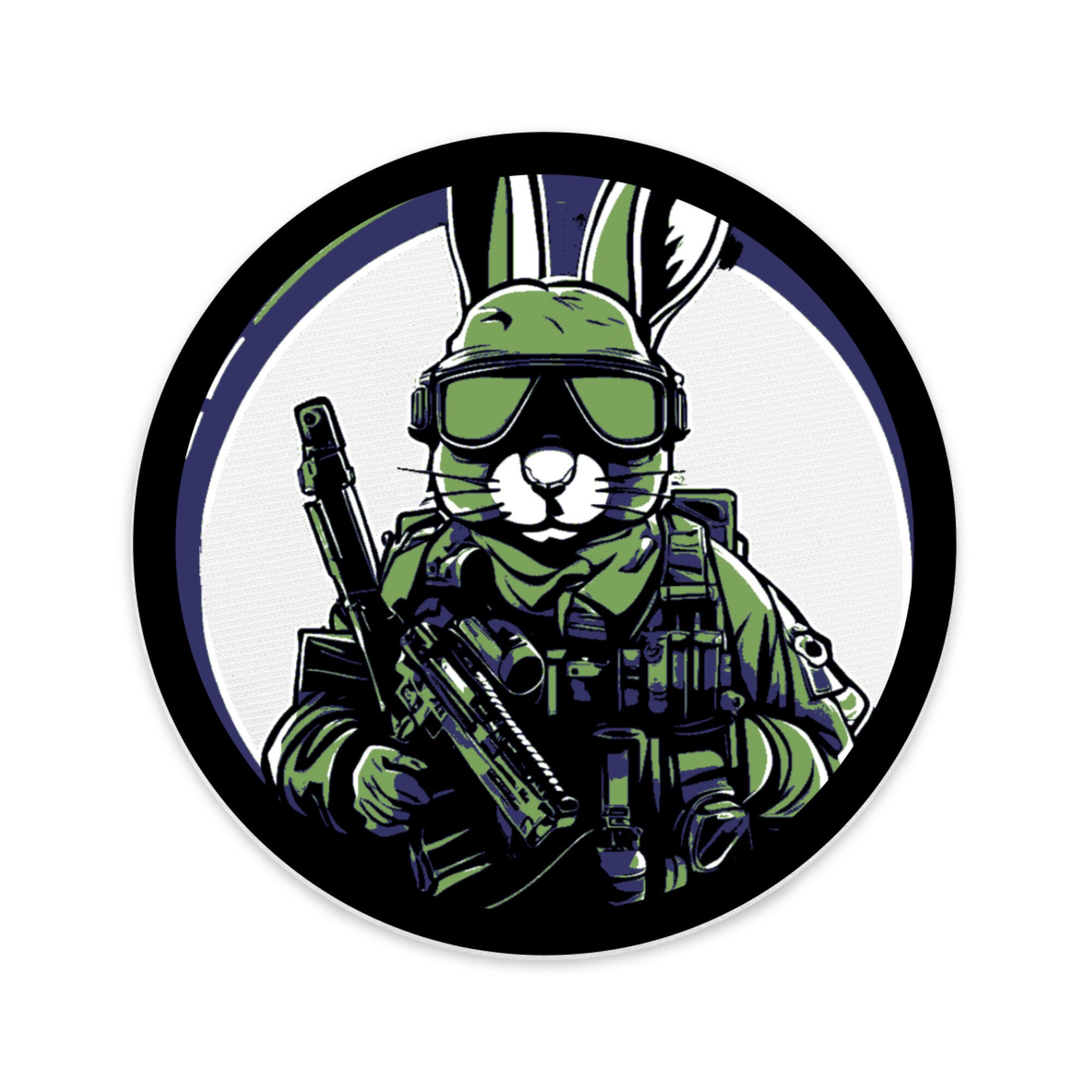 Tactical Bunny Embroidered Patches - Etsy