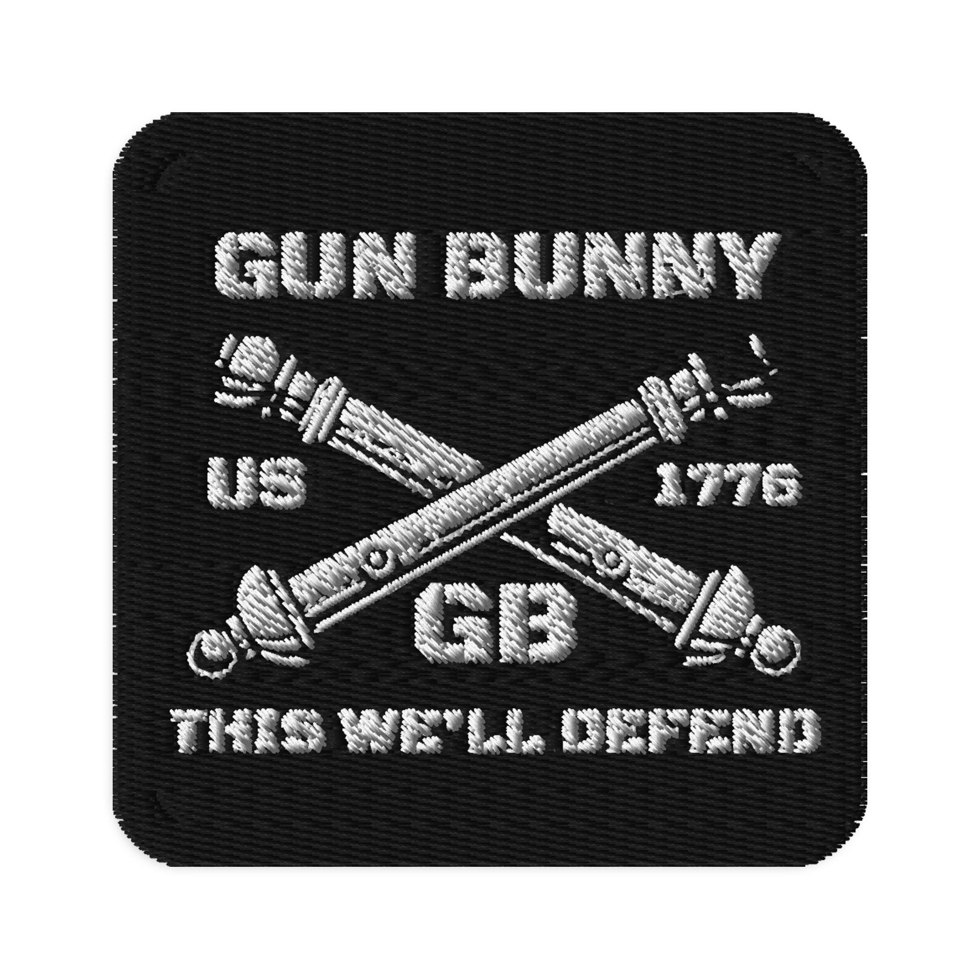 Gun Bunny Logo Embroidered Patches - Etsy