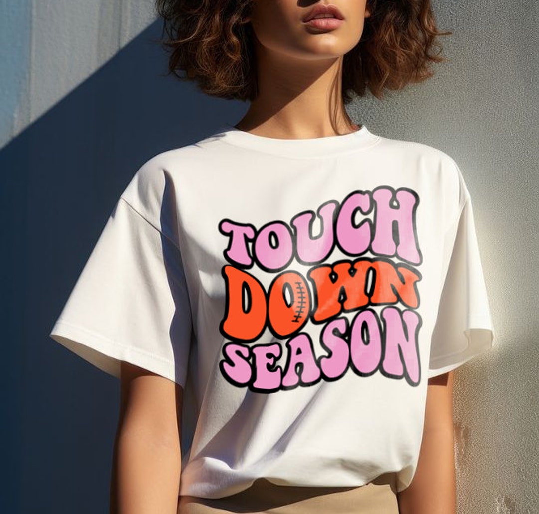 Touchdown Season Png, Retro Football Png,football Mom Png, Game Day Png ...