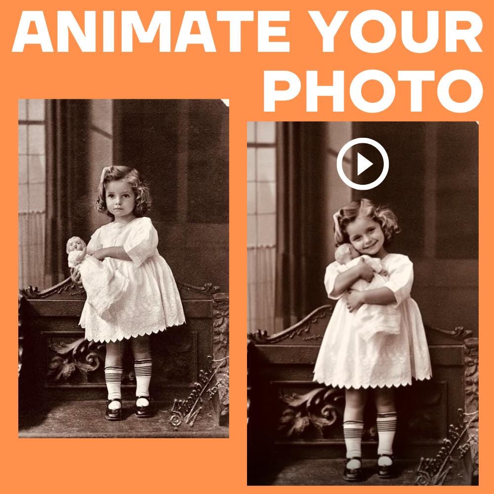 Animate Your Photos Into Video, Photo Memories, Photo Restoration, Old ...