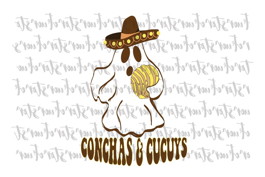 Conchas and Cucuys PNG, Conchas Png, Mexican Ghost Png, Spooky PNG, Halloween PNG, Sublimation ...