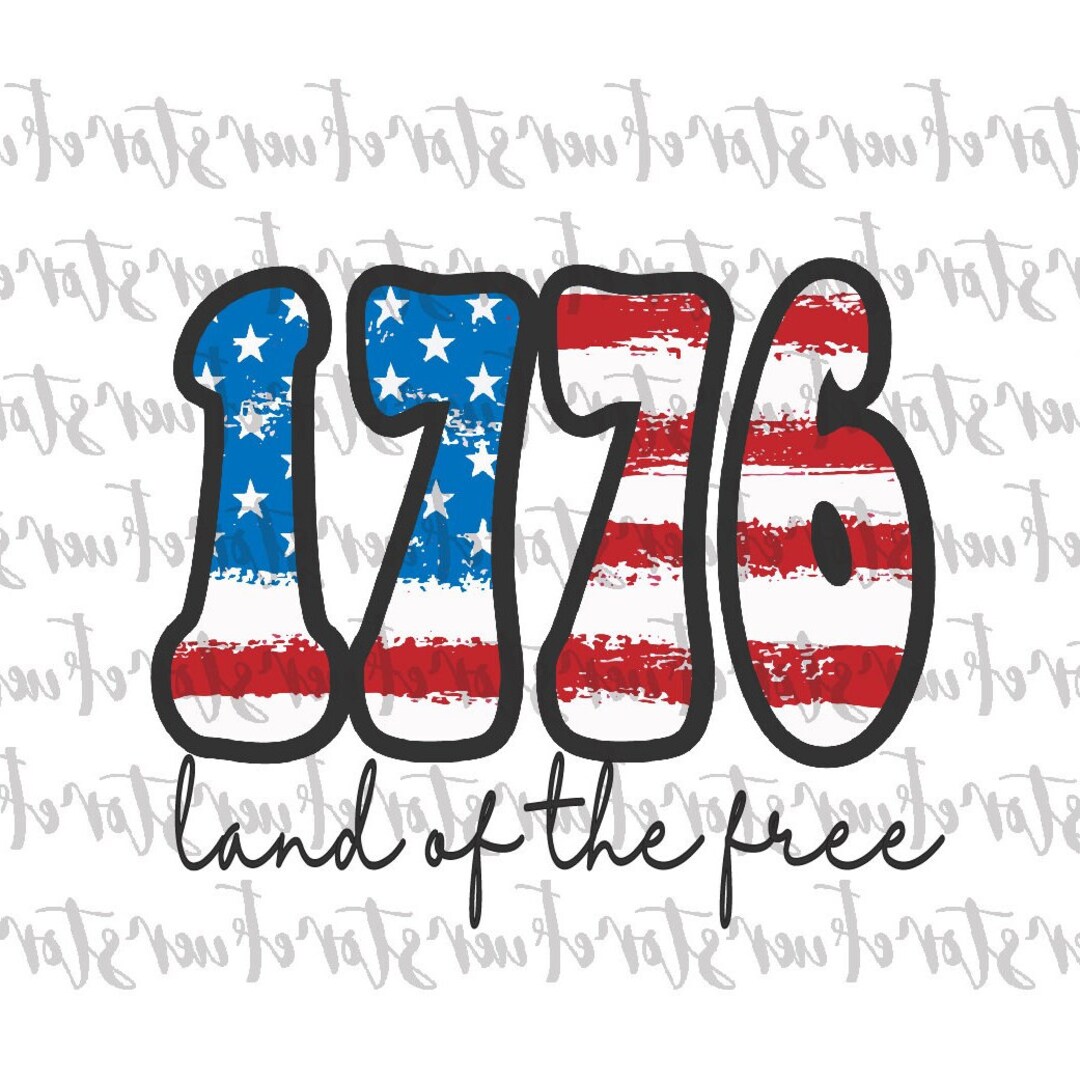 1776 PNG, Land of the Free Png, America Png, Freedom Png, Usa Png ...