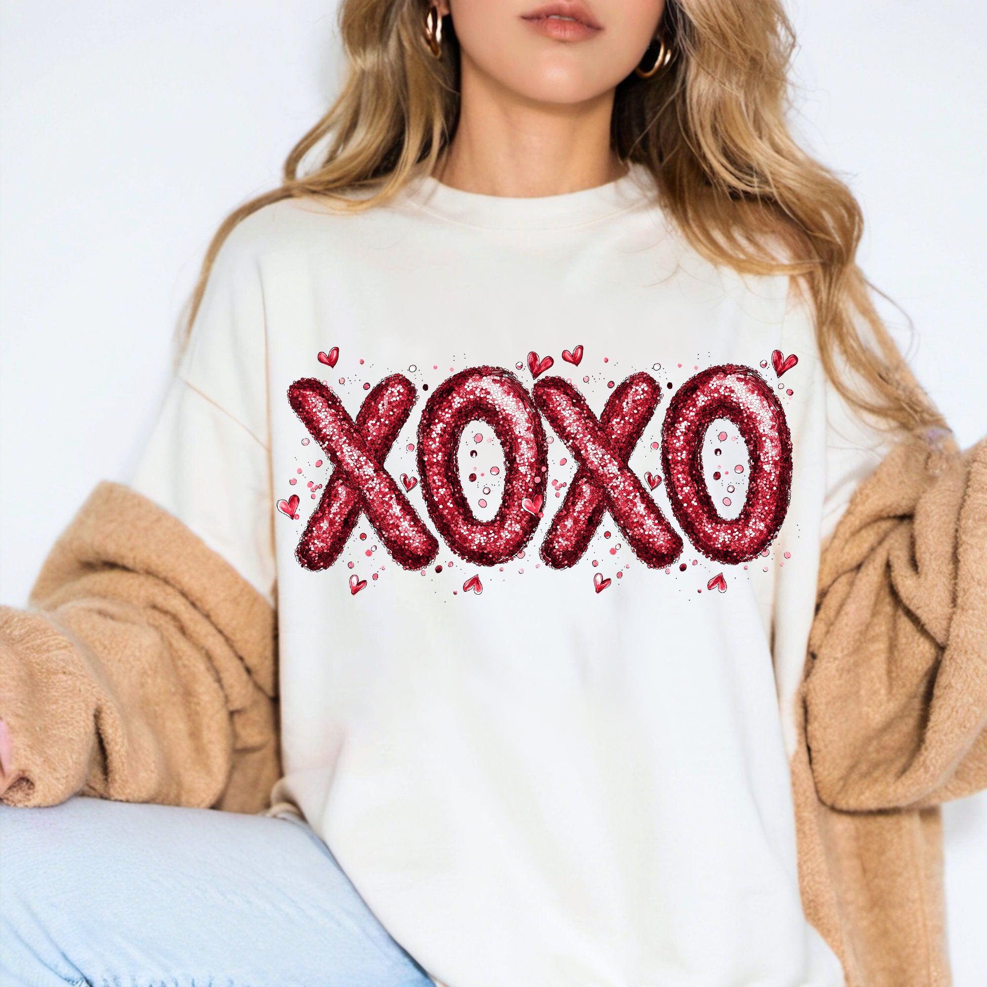 Faux Sequin XOXO Png, XOXO Png, Valentine Png, Valentines Day Png, Love ...