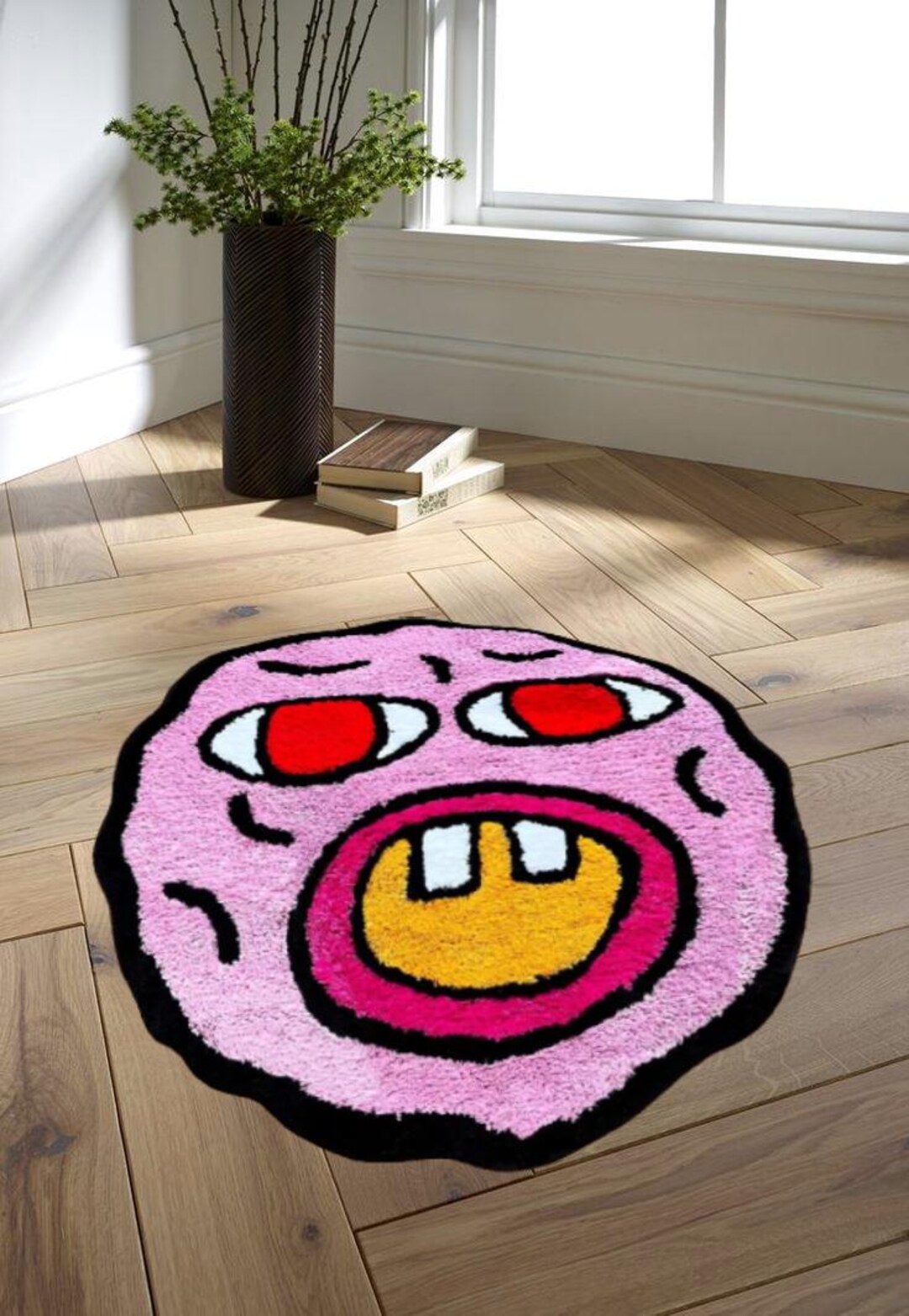 Tufter Rug Cherry Bomb Custom Rug Handmade Tufted Rug - Etsy