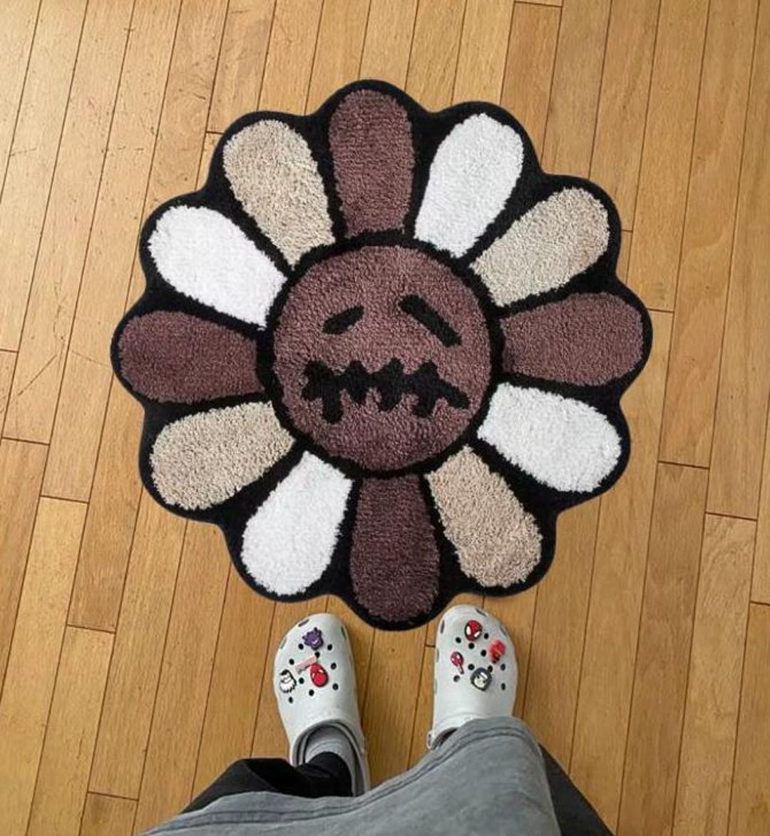Travis Scott X Murakami Rug L Handmade Tufted Rug Cactus Jack - Etsy