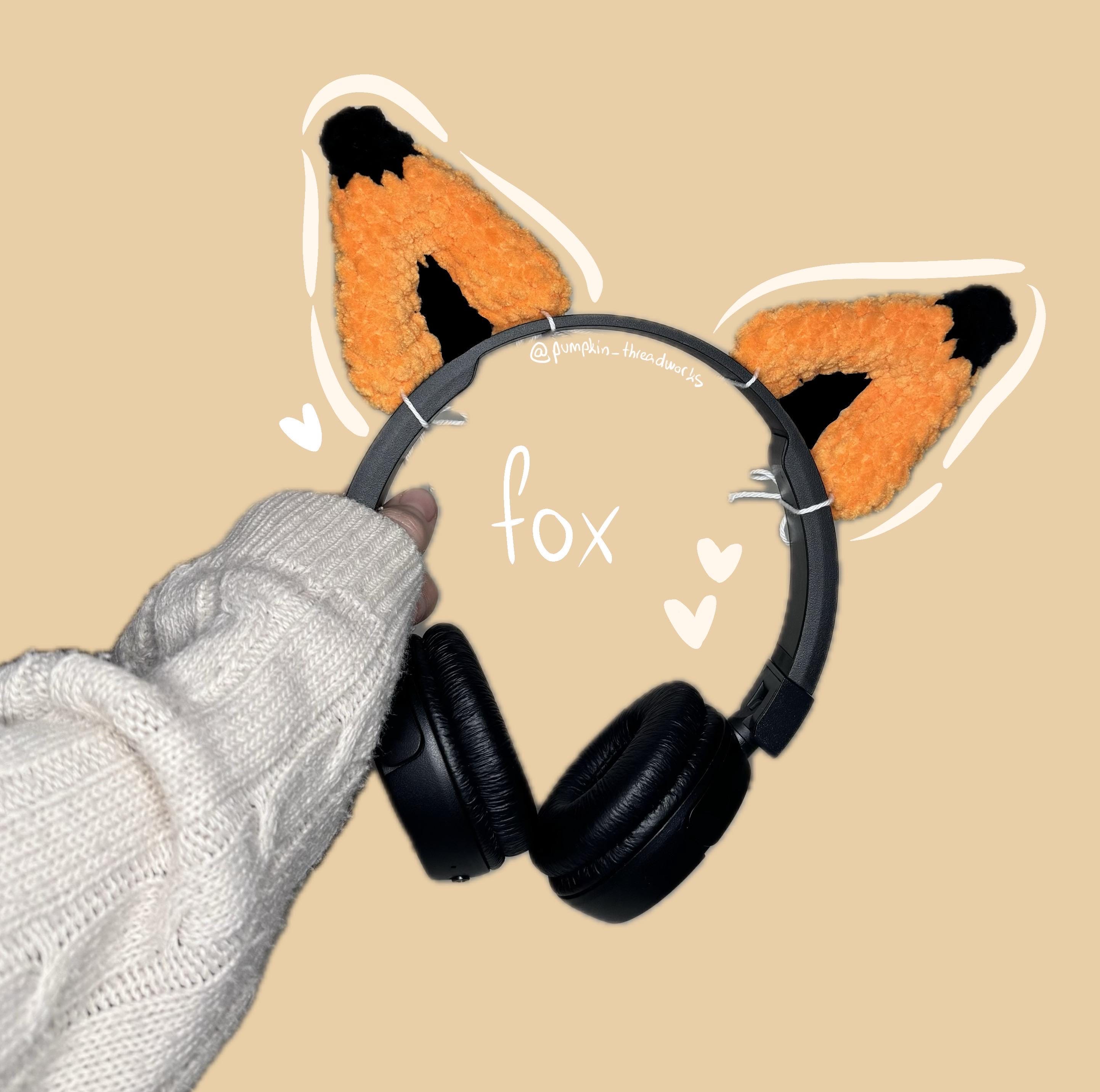 Animal Ears 4in1 CROCHET PATTERN, Cute Headphones Accessory - Etsy