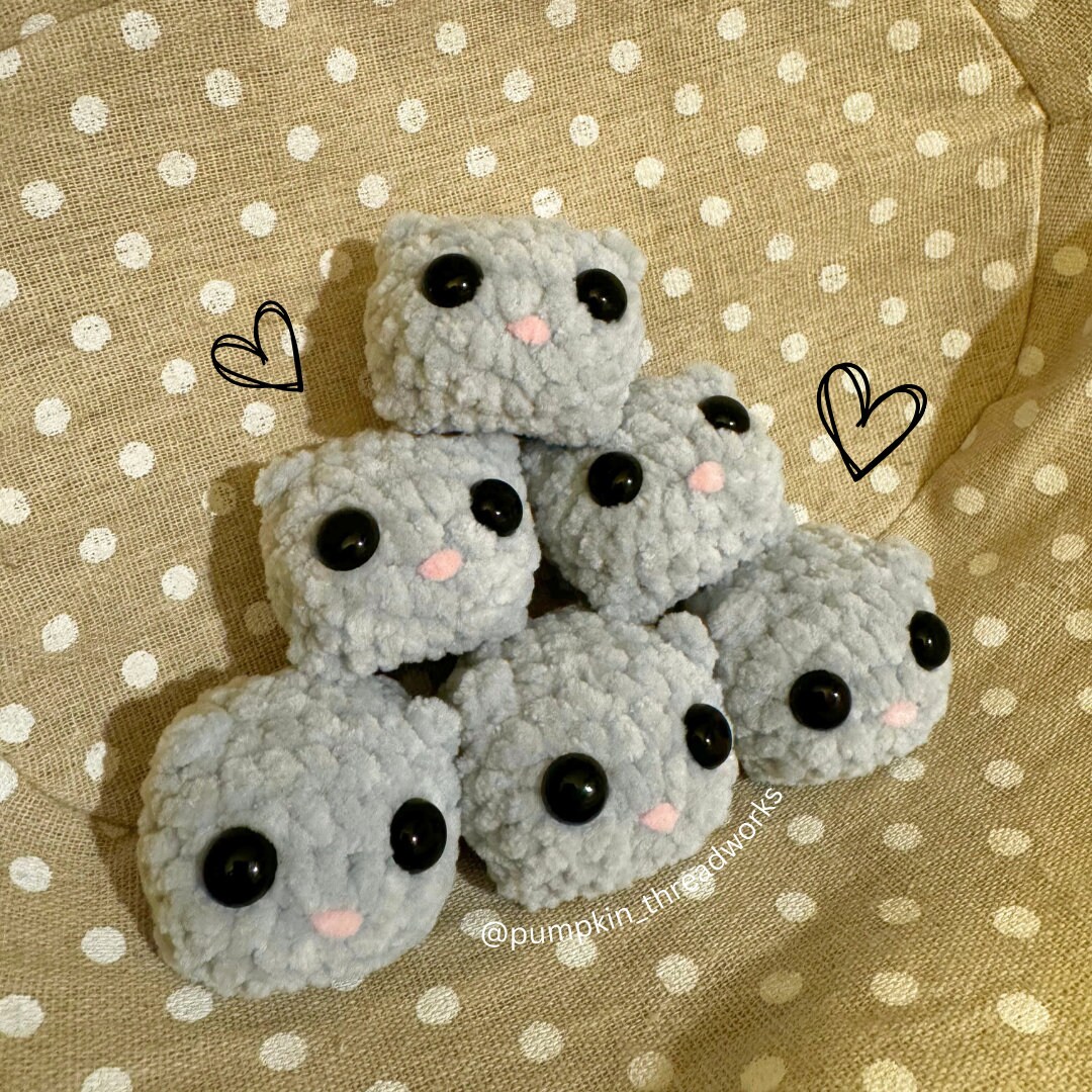 Sad Hamster No-sew CROCHET PATTERN, Tiny Pocket Hamster - Etsy