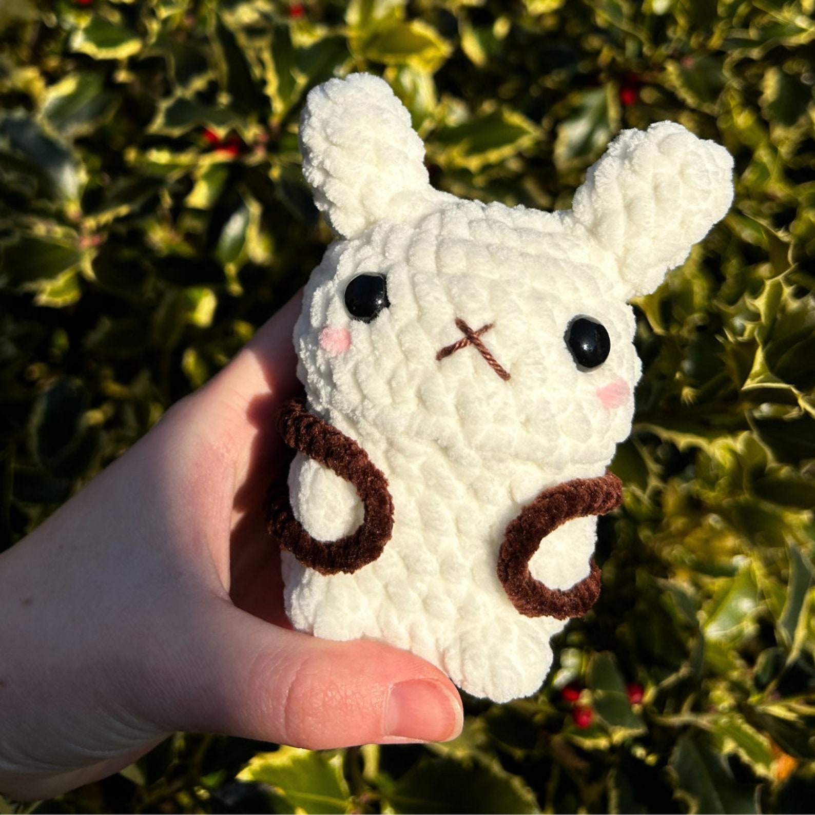 Bunny With Backpack, Cute Adventure Bunny, Crochet Bunny With Letter ...
