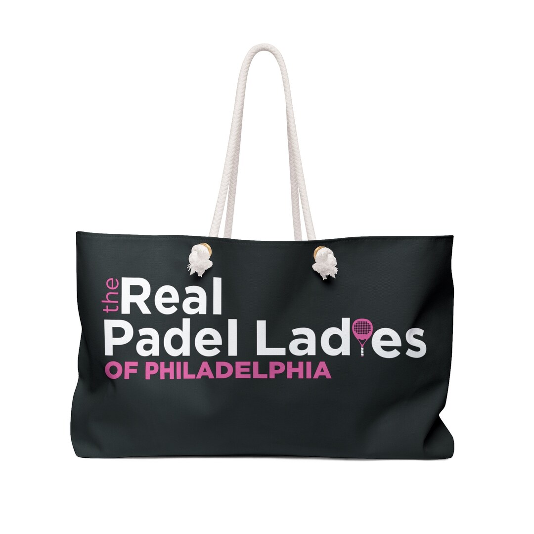 The Real Padel Ladies of Philadelphia Large Tote Bag With Rope Handles ...