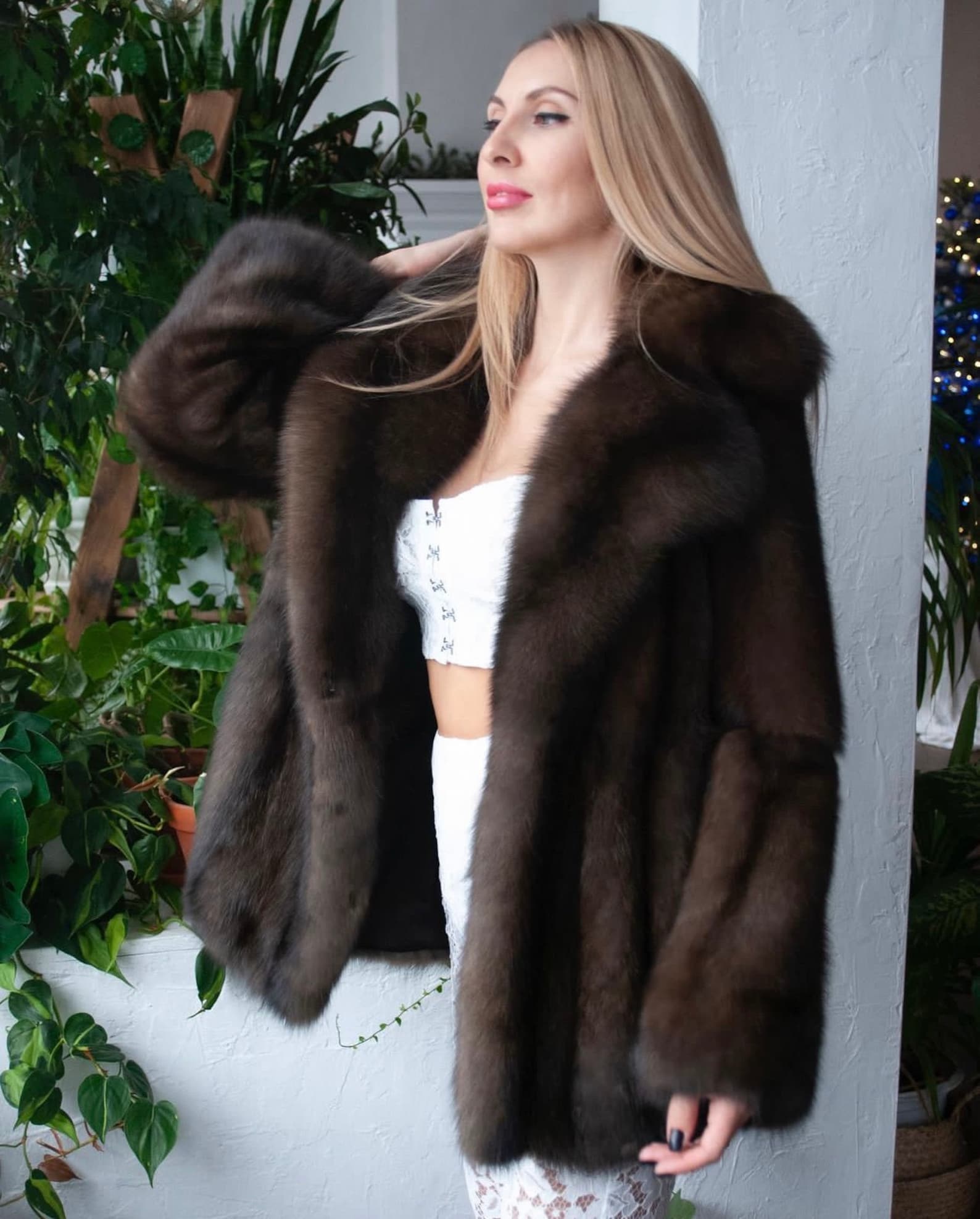 Sable Fur Coat No. 7 Stylish Winter Coat for Women - Etsy