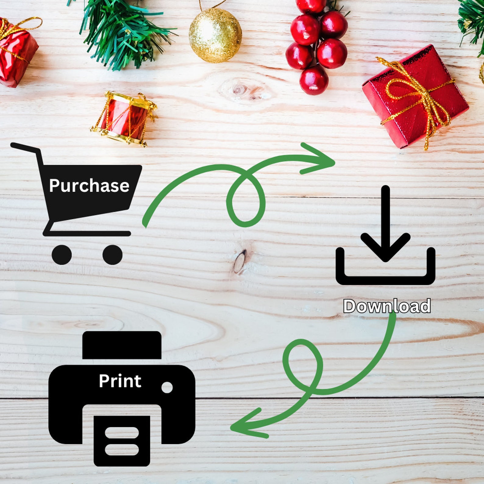 Printable Letter to Santa SET OF TWO/ Kids Letter to Santa/ Santa ...