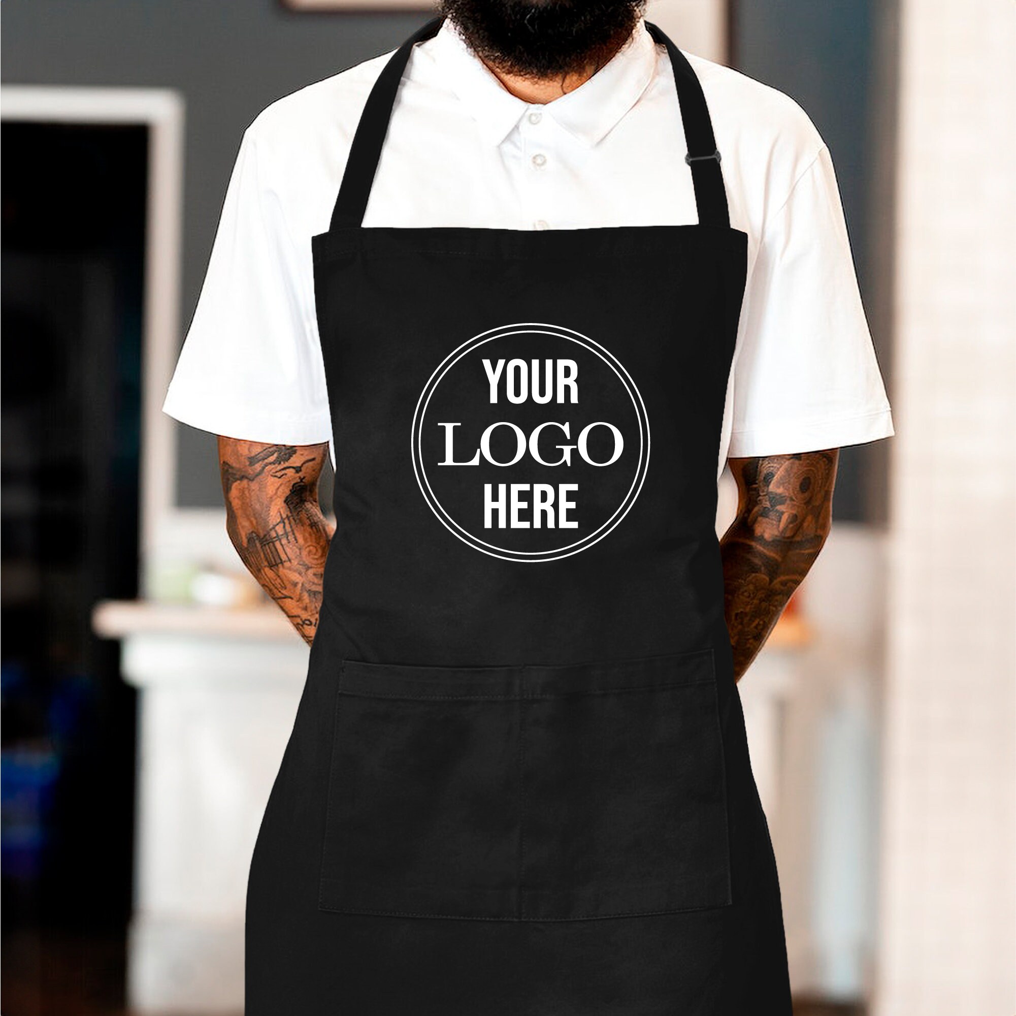 Custom Apron, Custom Logo Apron, Personalized Apron, Company Apron, Apron With Pockets ...