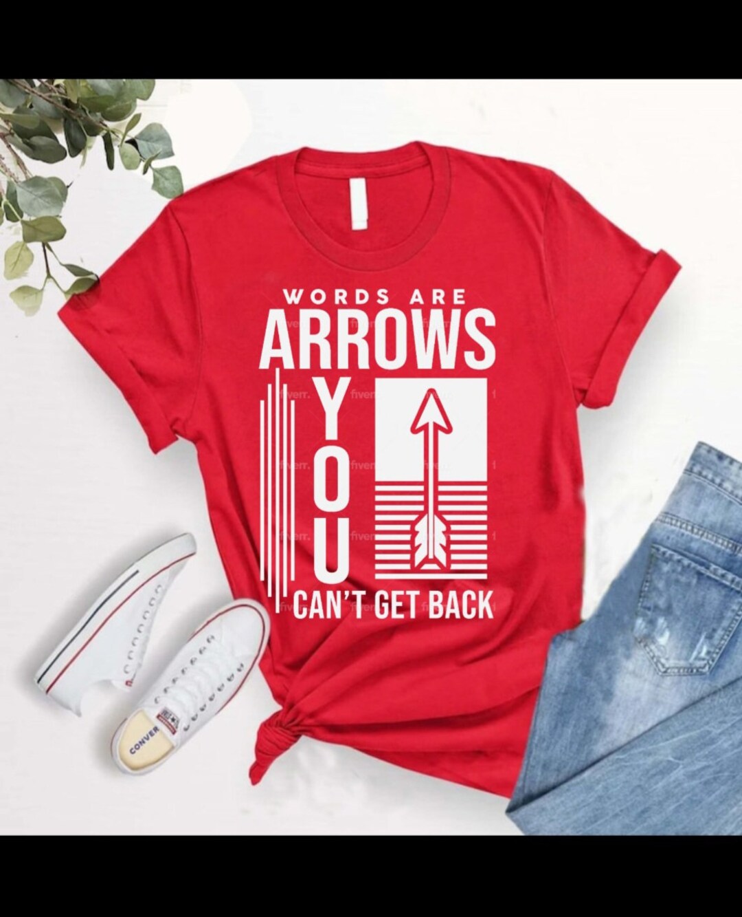 Words Are Arrows You Can't Get Back Inspirational Shirt - Etsy