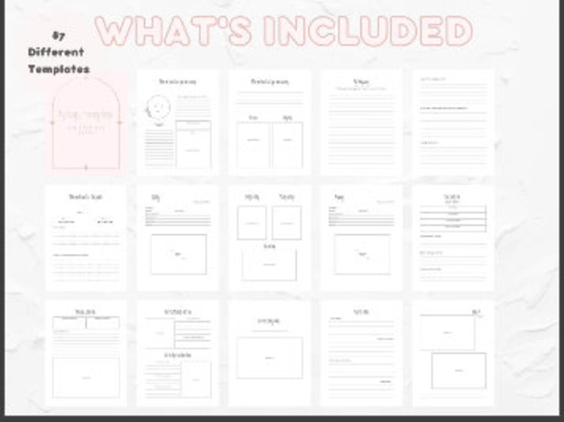Baby Book Template - Etsy