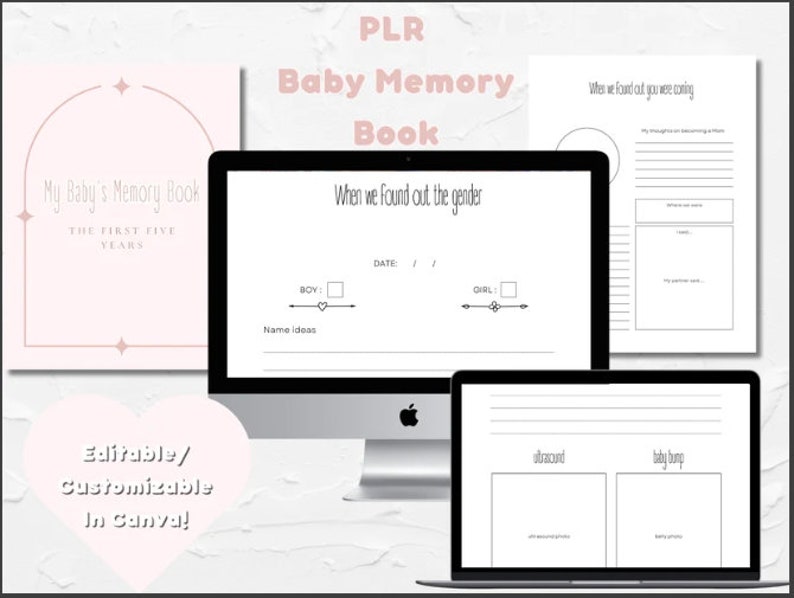 Baby Book Template - Etsy