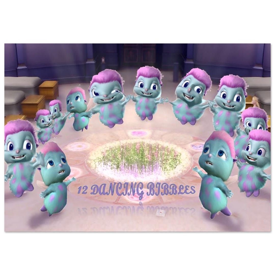 12 Dancing Bibbles Semi-glossy Paper Poster - Etsy