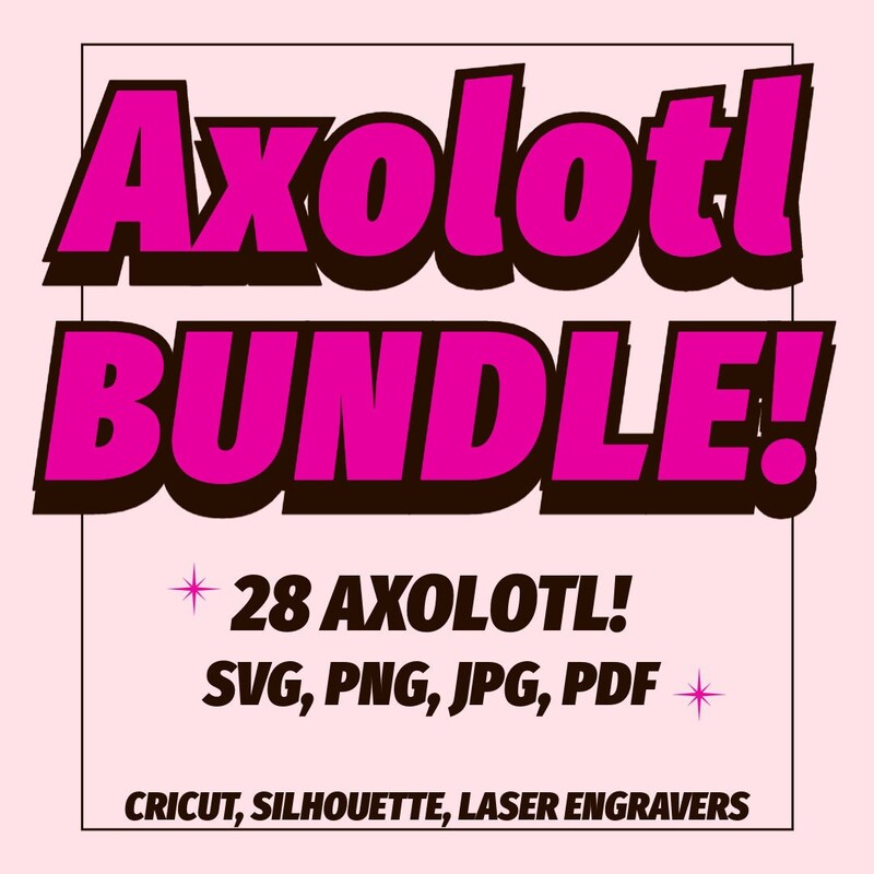 Axolotl Svg - Etsy