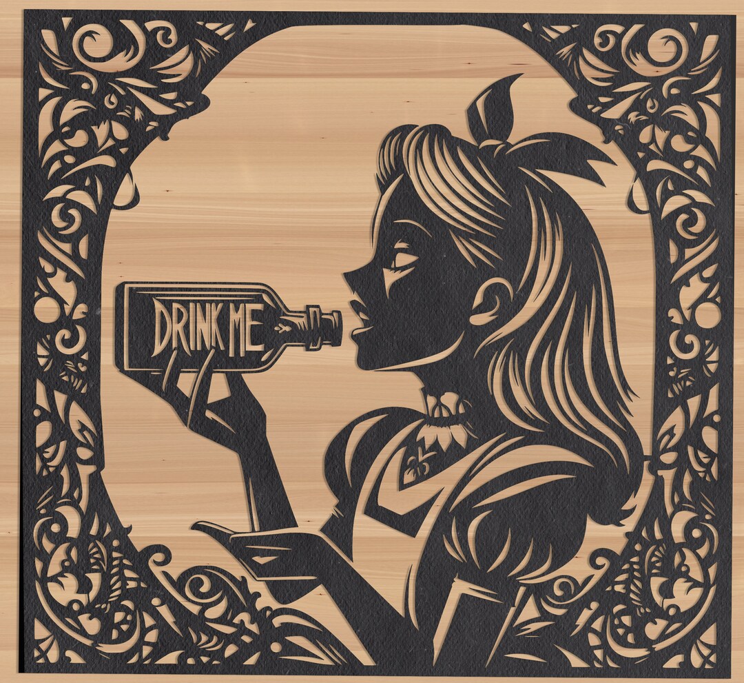 Alice | Svg, Png, Jpeg, Pdf | 300 DPI | Cricut Template, Silhouette ...