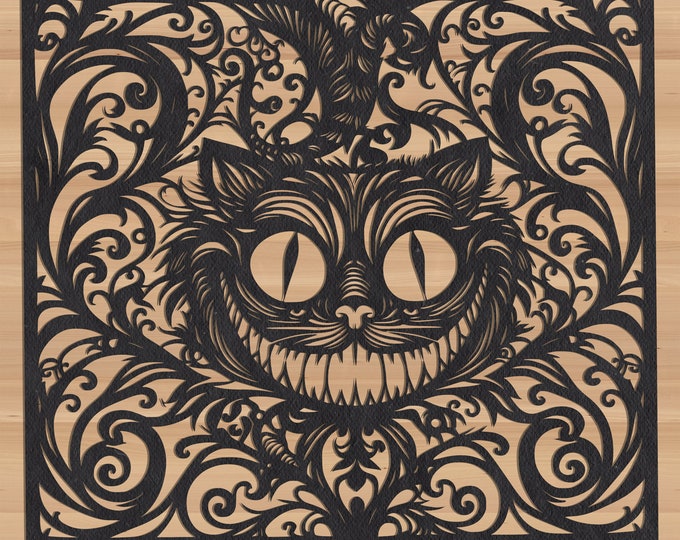 Cheshire Cat | Svg, Png, Jpeg, Pdf | 300 DPI | Cricut Template ...