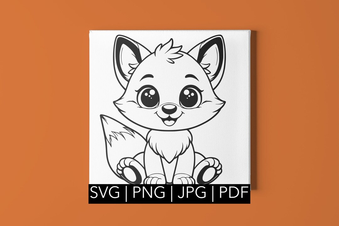 Fox Svg, Png, Jpeg, Pdf Designed for Cricut, Silhouette and Laser ...