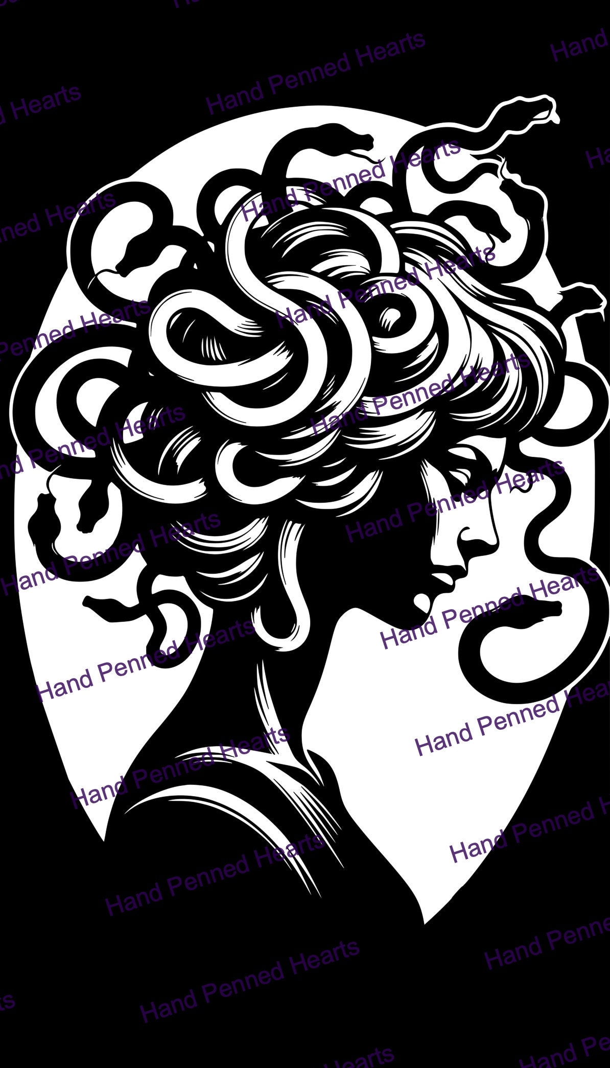 Medusa | Svg, Png, Jpeg, Pdf | Cricut Template, Silhouette Template ...