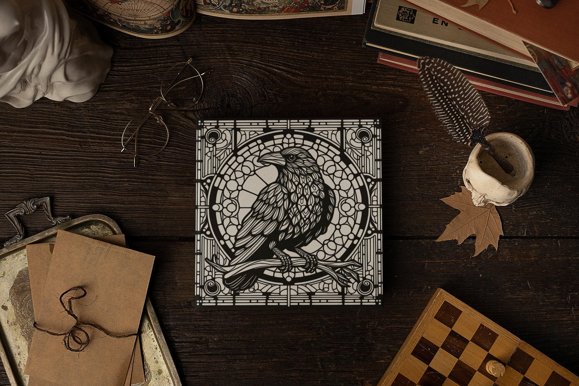 Raven | Svg, Png, Pdf, Jpeg | Cricut Template, Silhouette Template ...