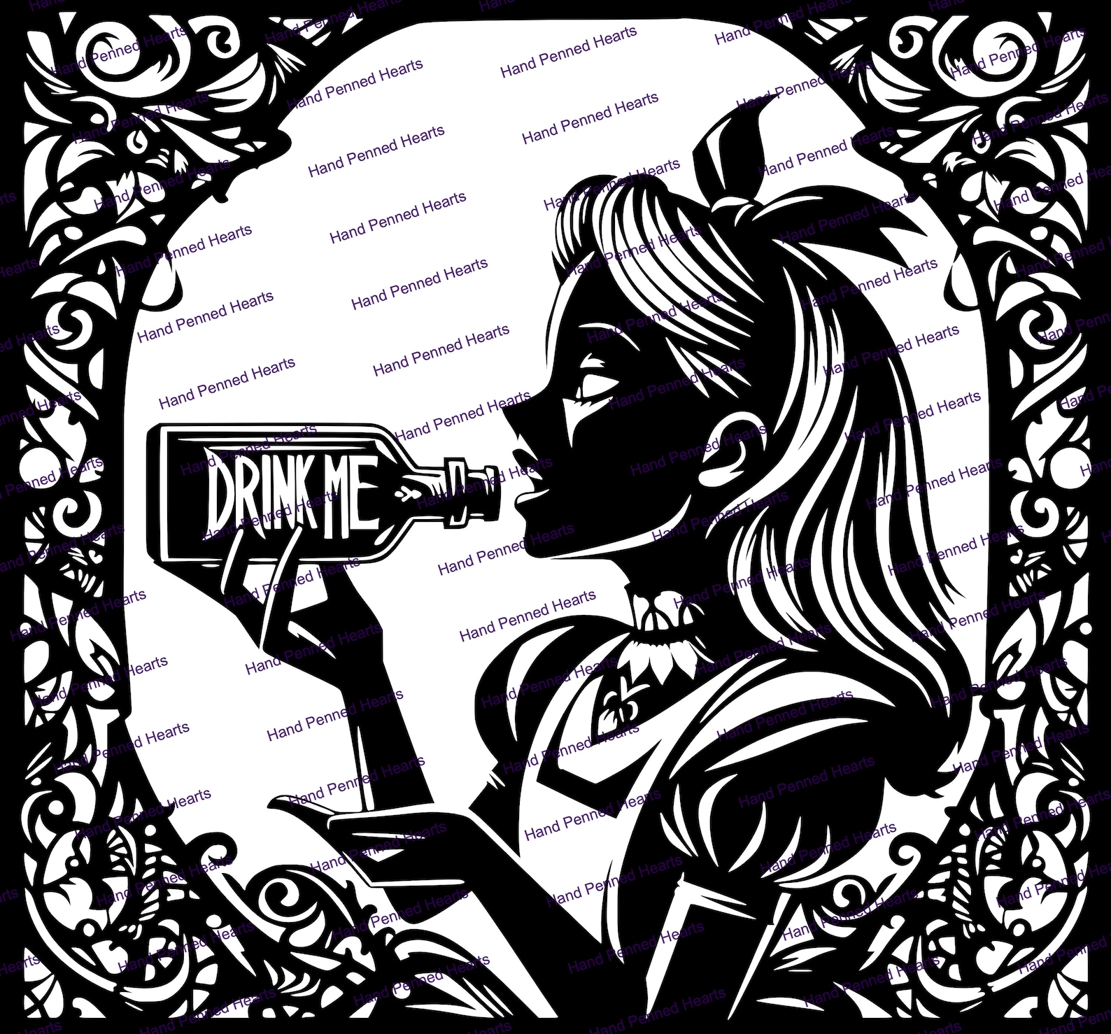 Alice | Svg, Png, Jpeg, Pdf | 300 DPI | Cricut Template, Silhouette ...