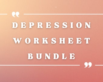 Teen Therapy Mega Worksheet Bundle, Therapist Journal Anxiety ...
