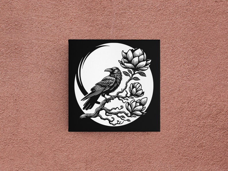 Raven | Svg, Png, Pdf, Jpeg | Cricut Template, Silhouette Template ...