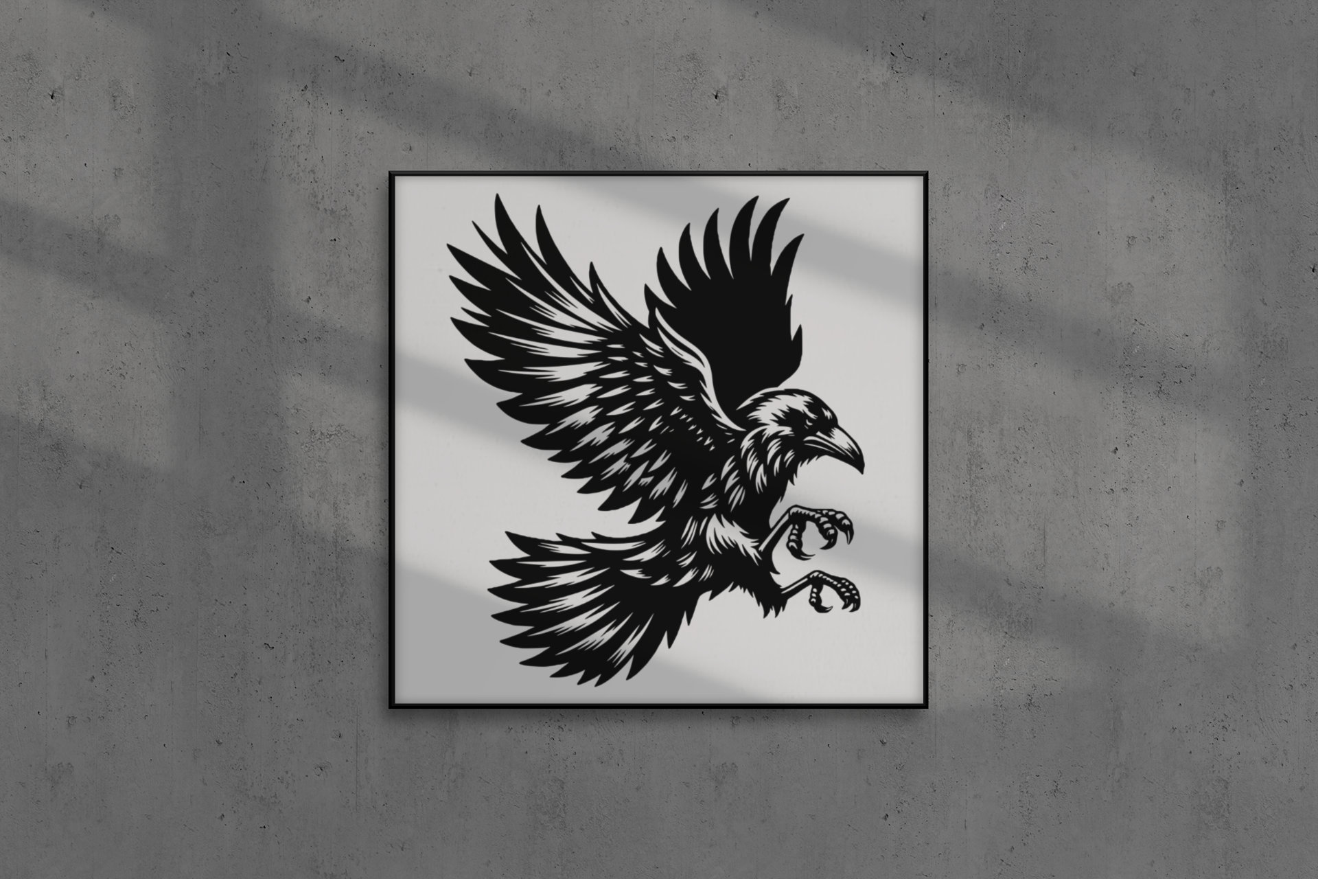 Raven Svg, Png, Pdf, Jpeg Cricut Template, Silhouette Template, Laser ...