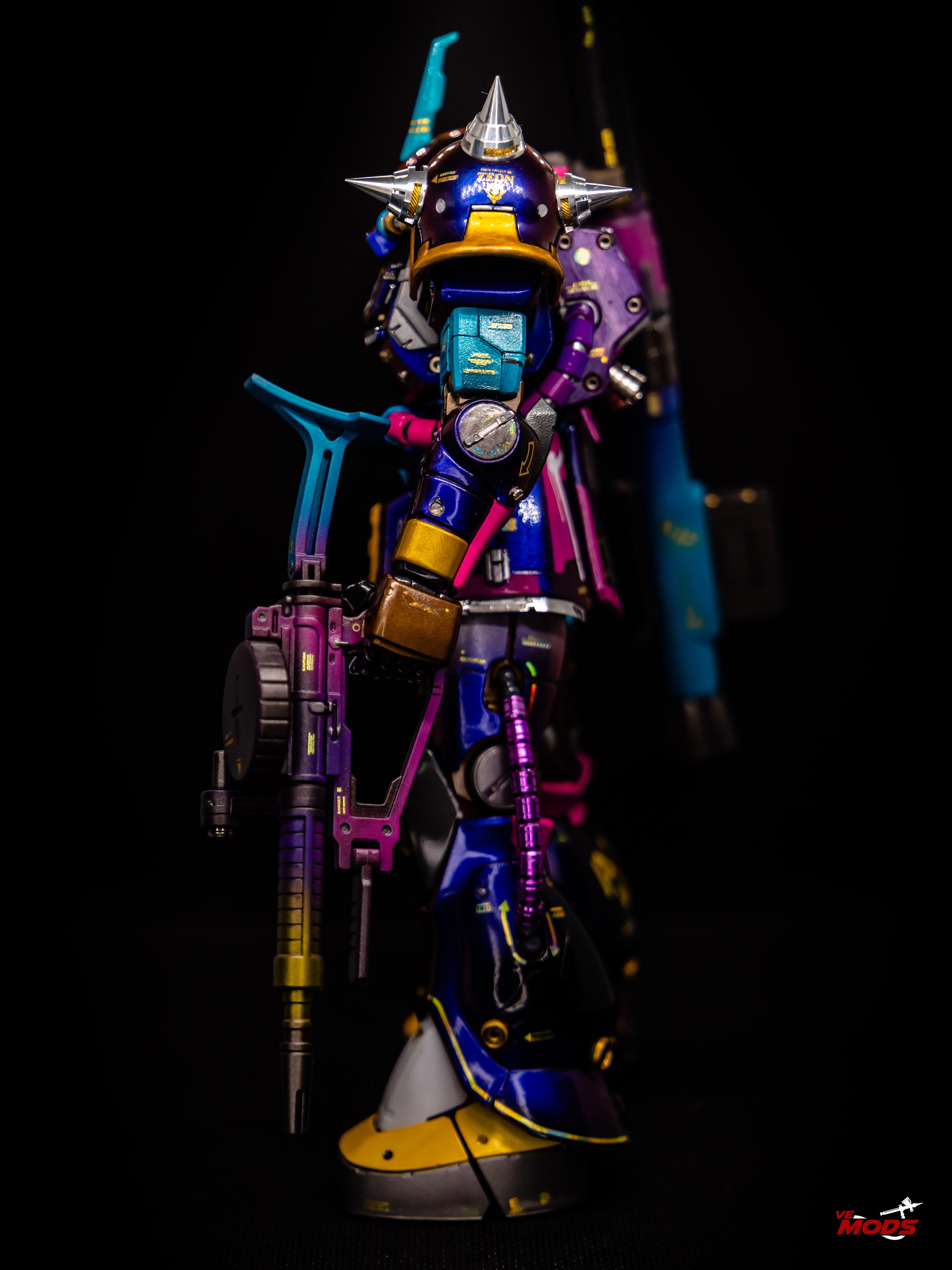 MG Cyberpunk Zaku Ver. VEMODS Custom Gunpla Build - Etsy