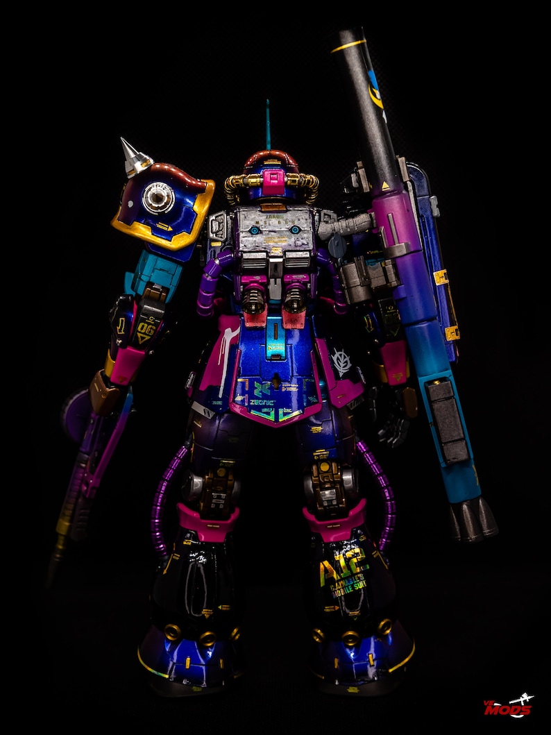MG Cyberpunk Zaku Ver. VEMODS Custom Gunpla Build - Etsy